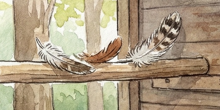 Les Secrets méconnus d'une plume de poule.